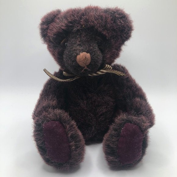 Russ | Toys | Vintage Russ Berrie Co Collectible Winslow Brown Burgundy ...